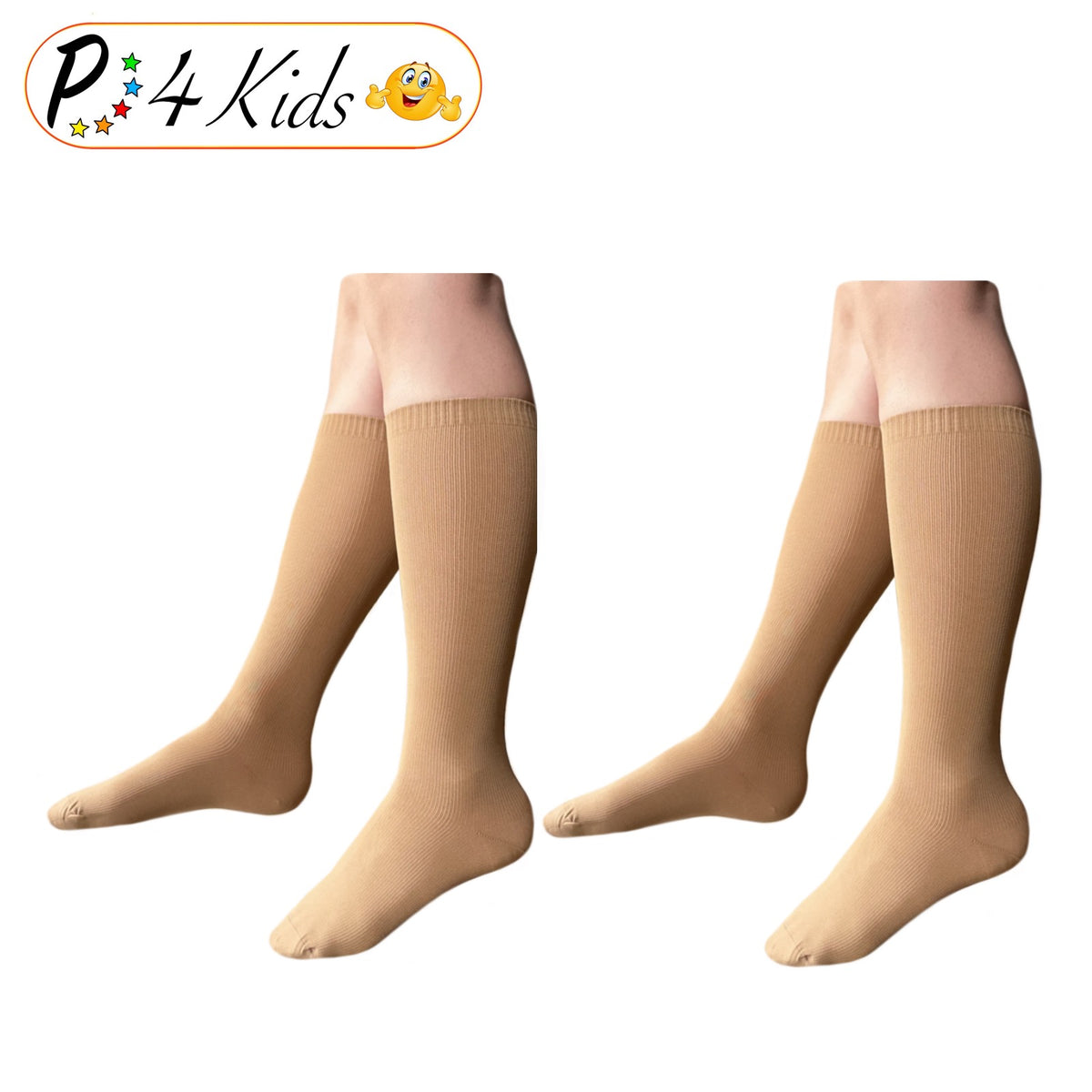 Kid’s Boys Girls Compression Knee High Leg Energy Recovery Socks 2 Pac ...