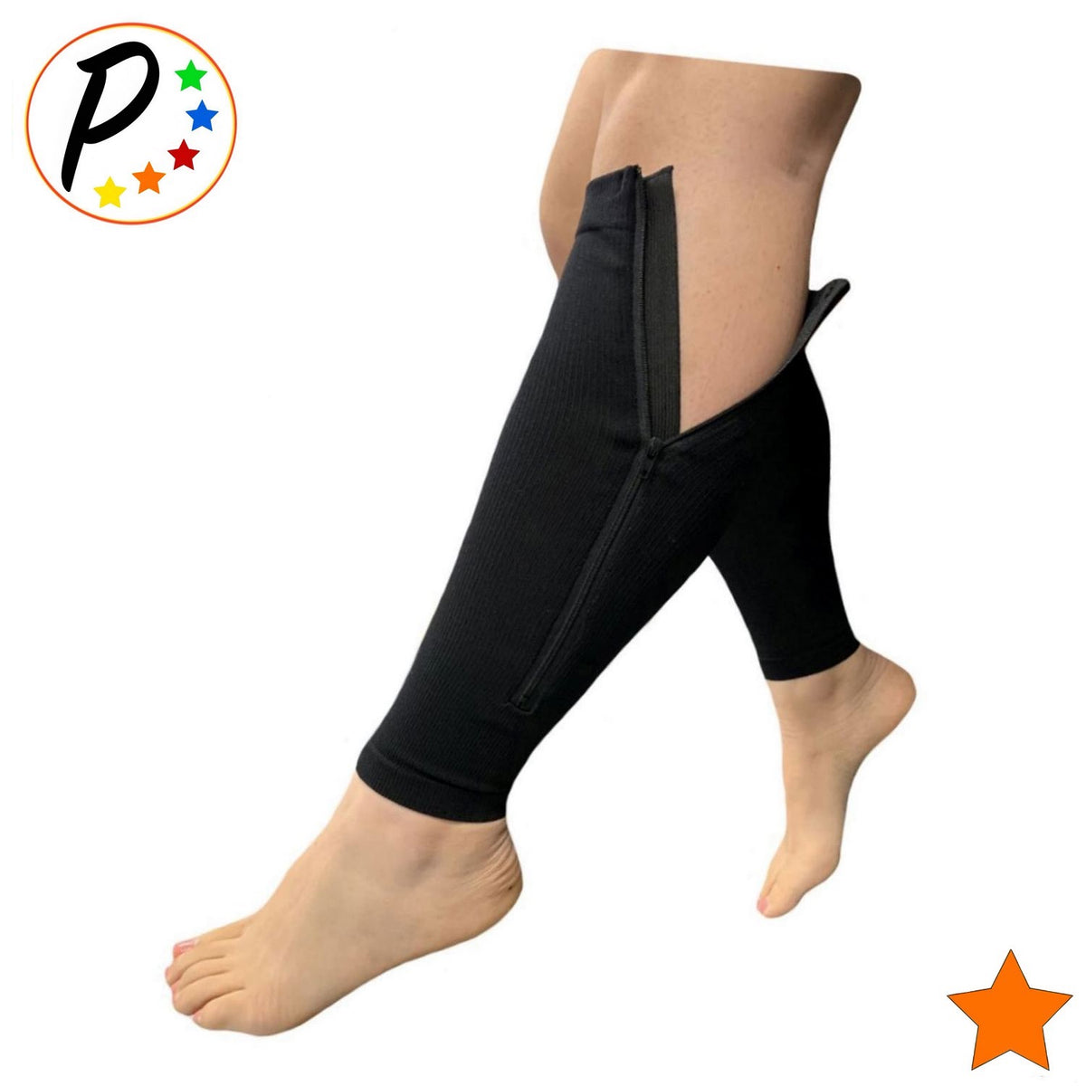 Senior's Footless 15-20 & 20-30 mmHg Compression Leg Circulation Mix ...